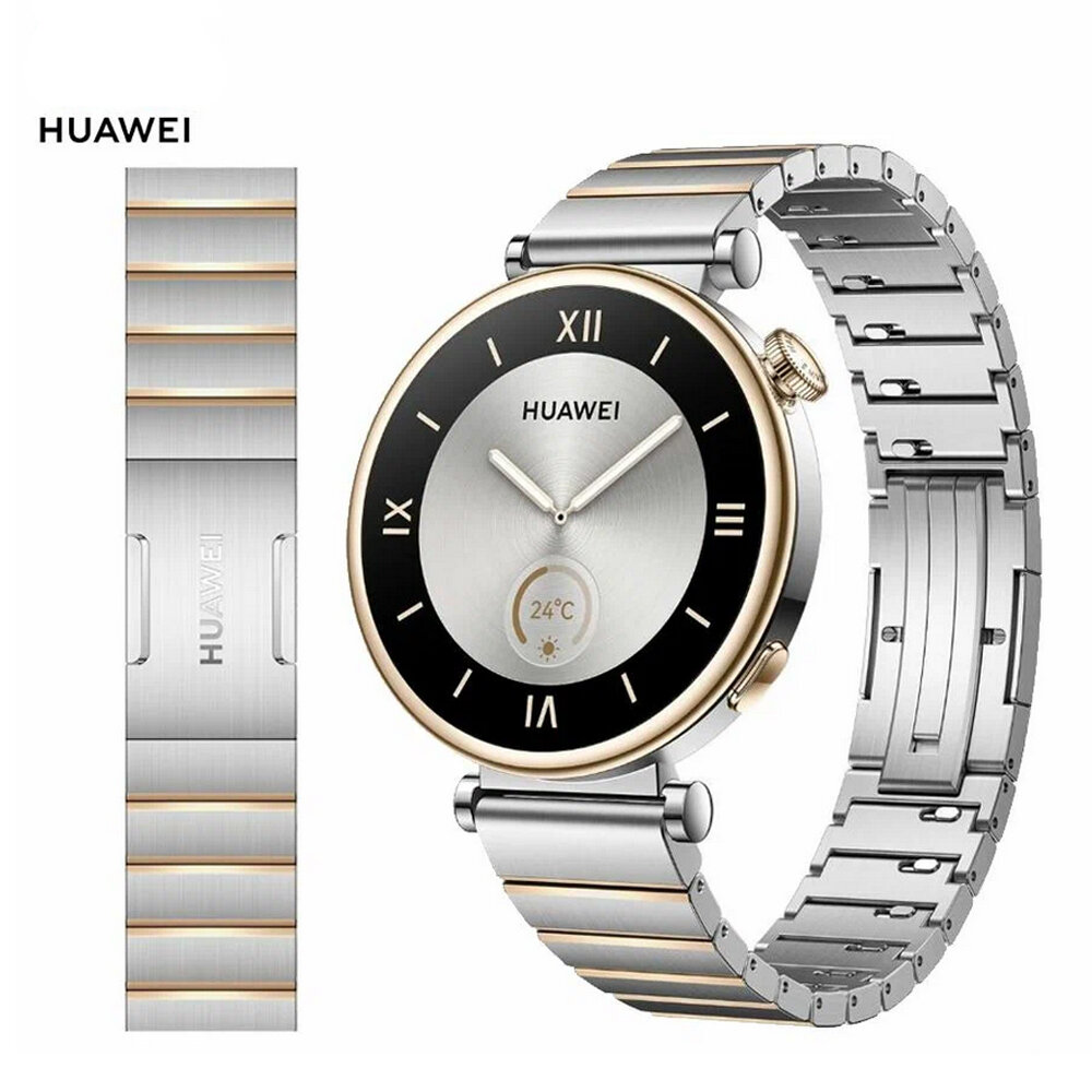 HUAWEI EasyFit Fashion Metal Series GT 4 41 мм, ремешок-цепочка из нержавеющей стали (18 мм)