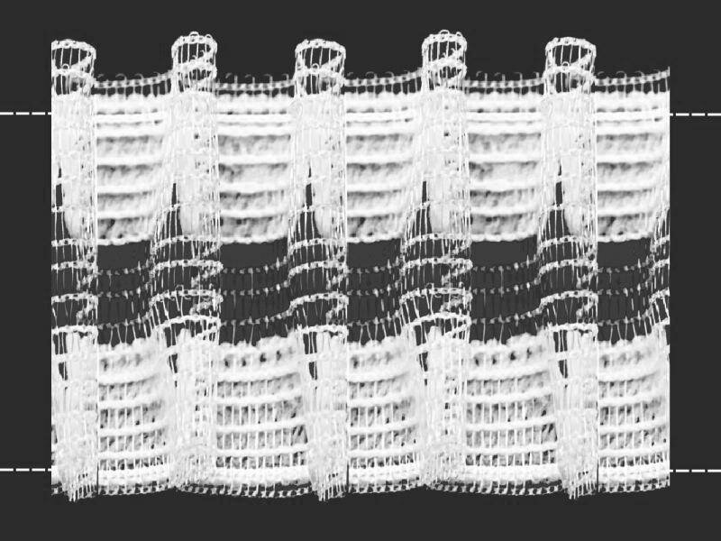 Лента шторная 55 мм р.5931 50 м Беларусь
