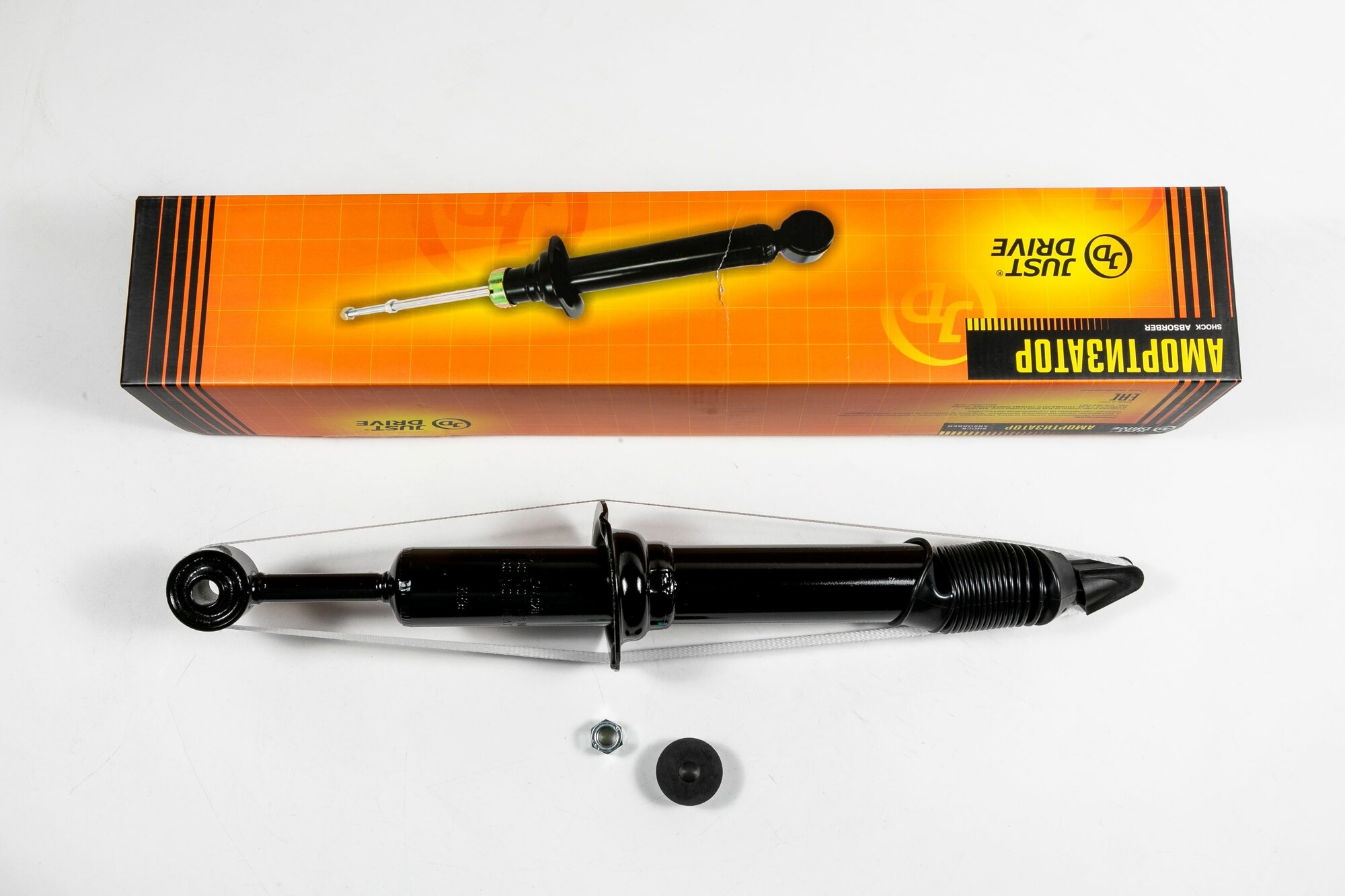 JUST DRIVE Амортизатор газомасляный передний для TOYOTA Land Cruiser Prado (_J12_) 02-, 4-Runner 02-, FJ Cruiser 07-, Hi Lux Surf 02-, Land Cruiser 02-, Tacoma 05- ;