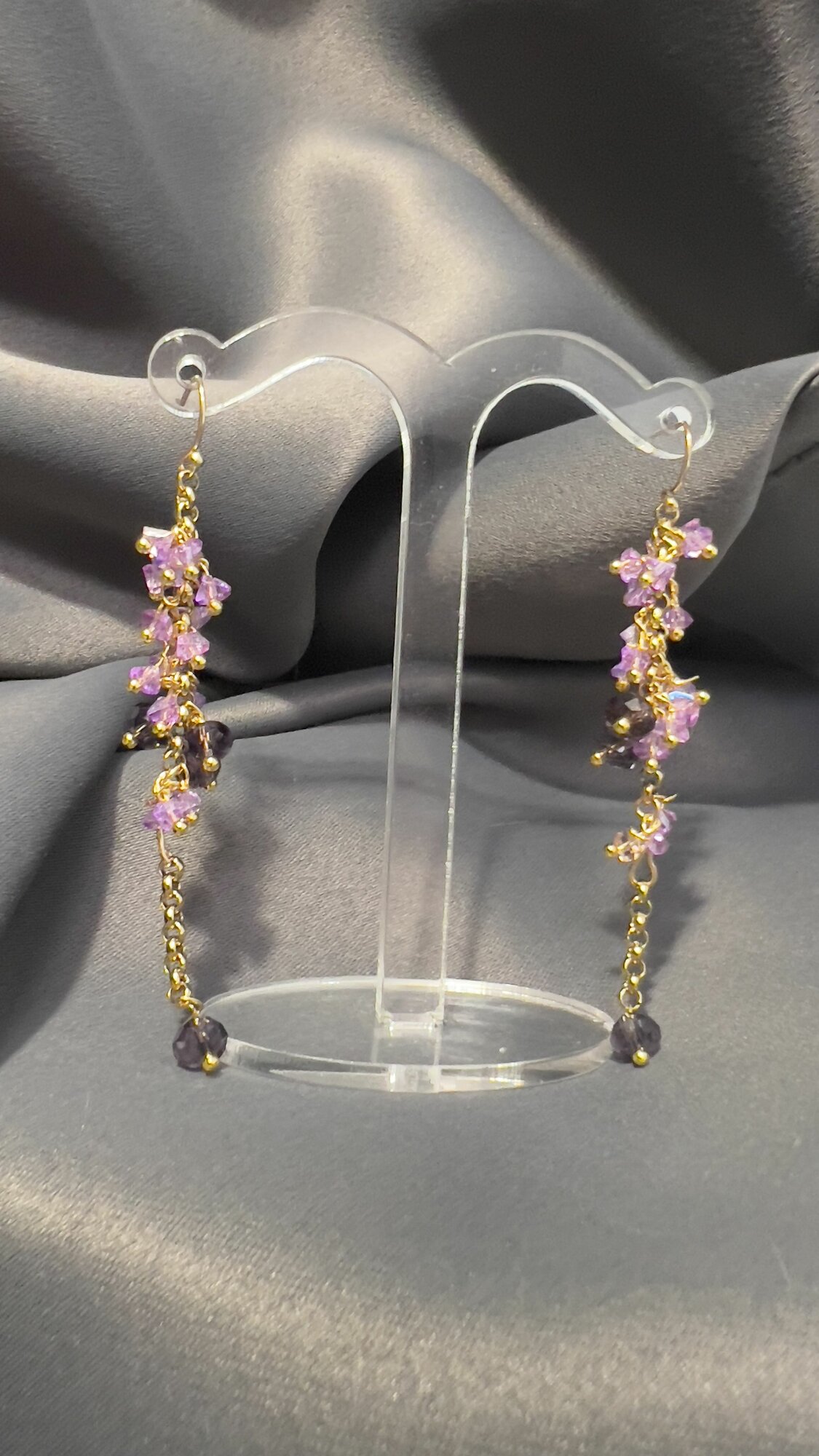 Серьги, стекло