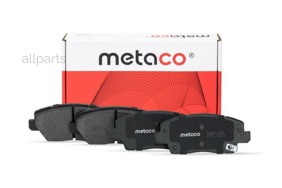 METACO 3000-561 Колодки тормозные передние к-кт