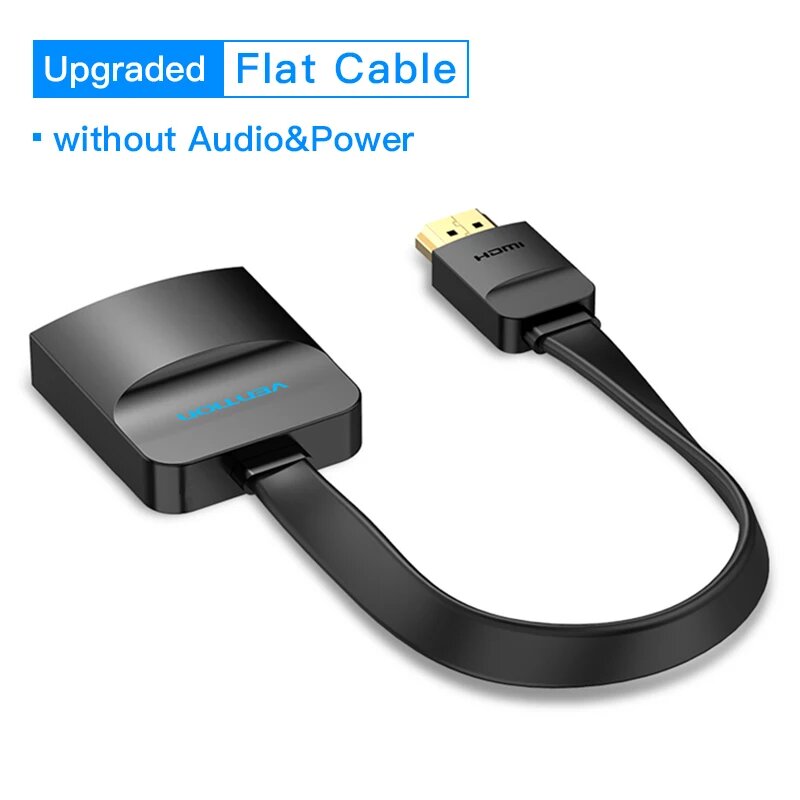 Vention HDMI VGA кабель, черный, без аудио/питания