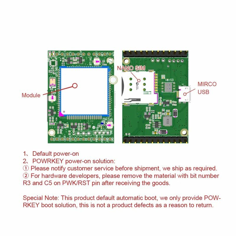 SIMcom A7672E-LASE CAT1 CoreBoard A7672E-FASE — фото 1