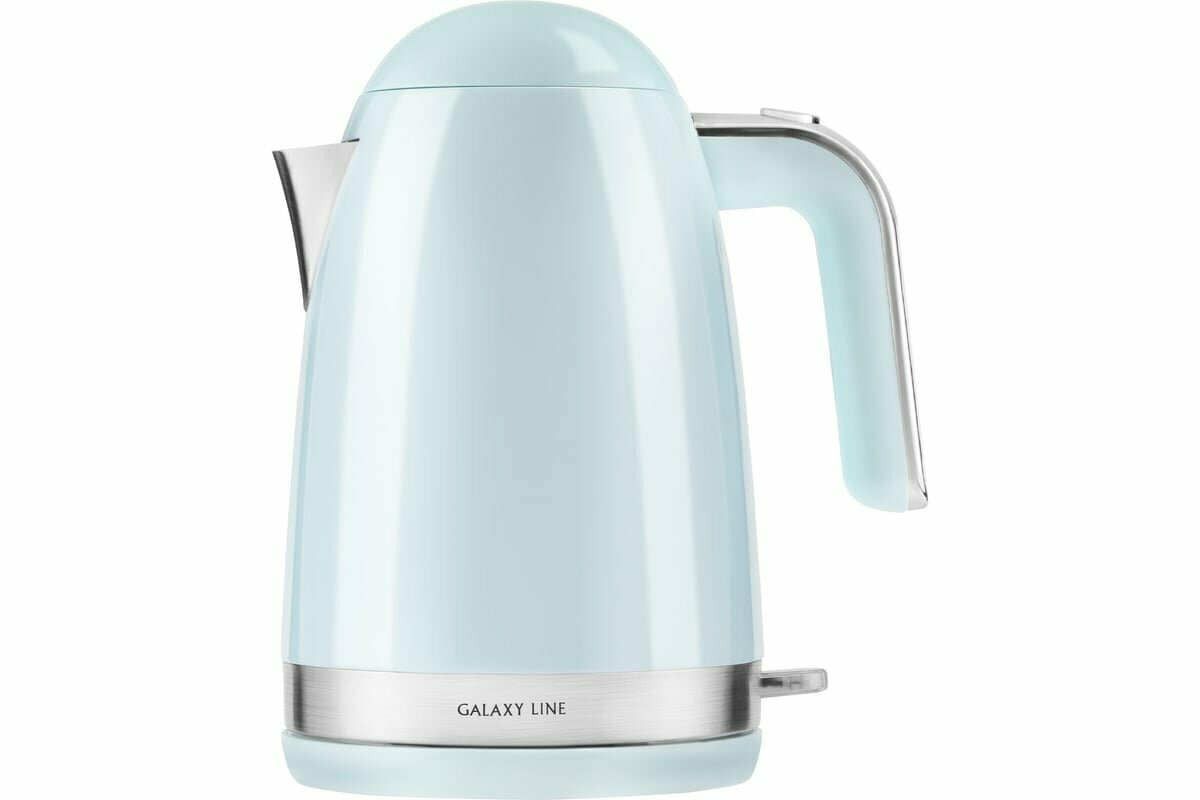 Электрочайник GALAXY LINE GL0332, двойные стенки 1.7 л, автоотключение, небесный