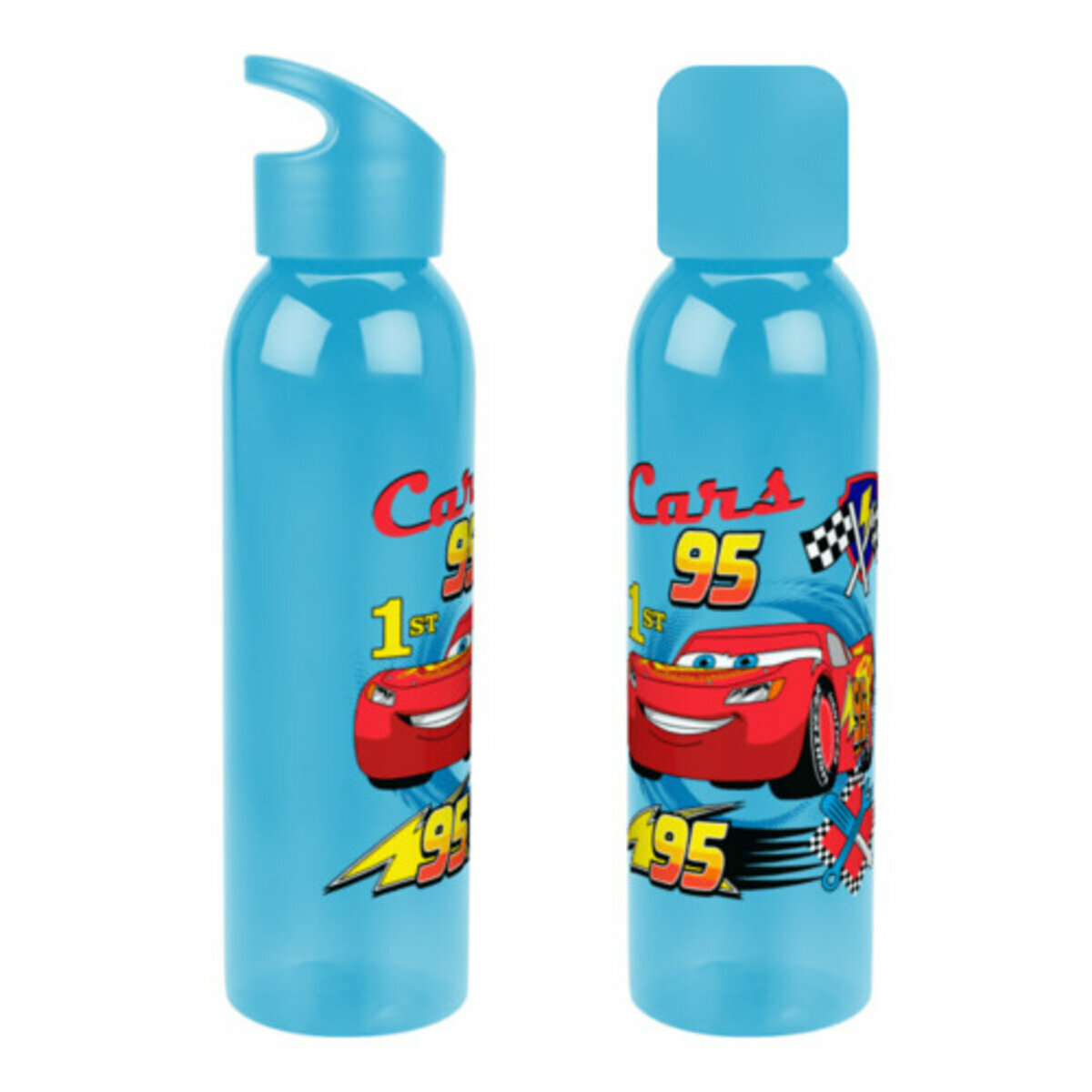 Бутылка для воды «Тачки» (голубой)
