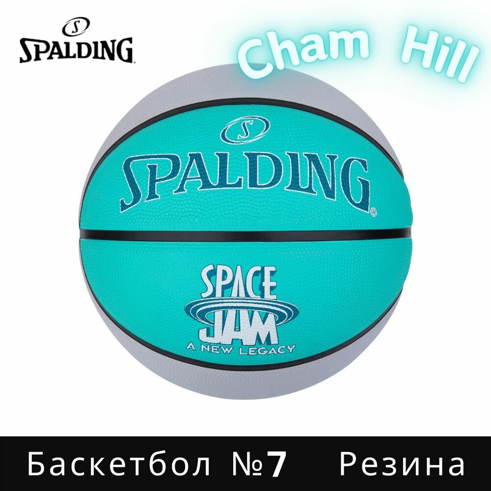 Мяч баскетбольный SPALDING SPACE JAM 84-615Y, размер 7