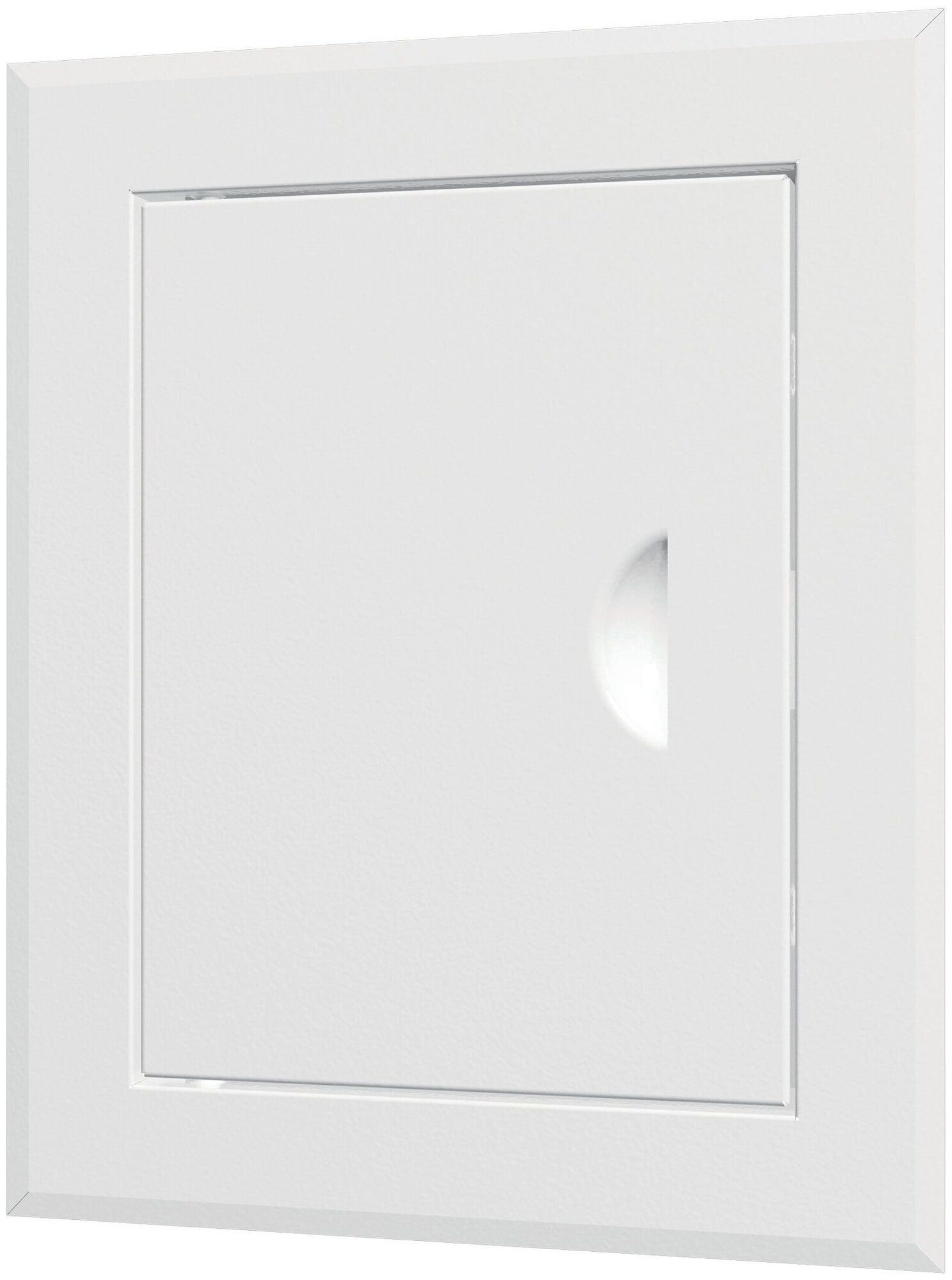 ЛТ3040Мп/э, Люк-дверца ревизионная 360х460 с фланцем 300х400 с ручкой стальная с покрытием полимер. э