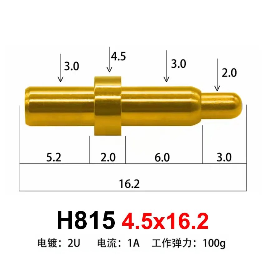 Cltgxdd Pogopin Battery Spring Loaded Contact Connector