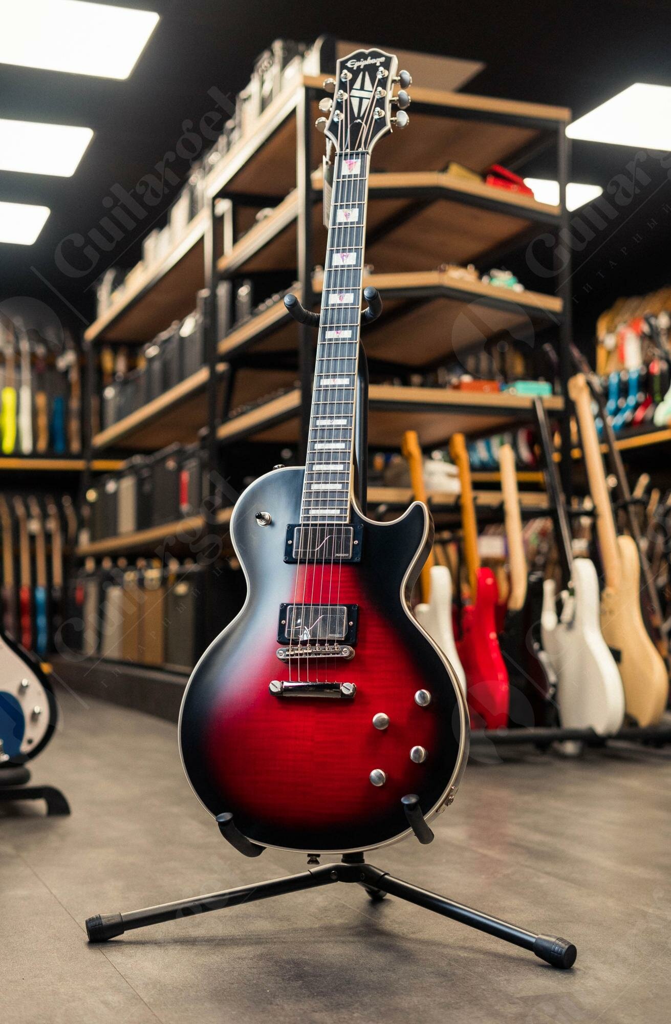 Электрогитара Epiphone Les Paul Prophecy Red Tiger Aged Gloss