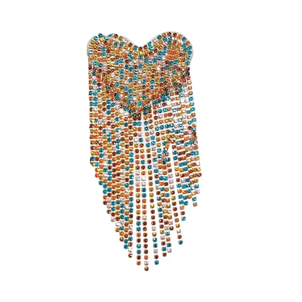 Ретро плечевой эполет с сердцем и кисточками