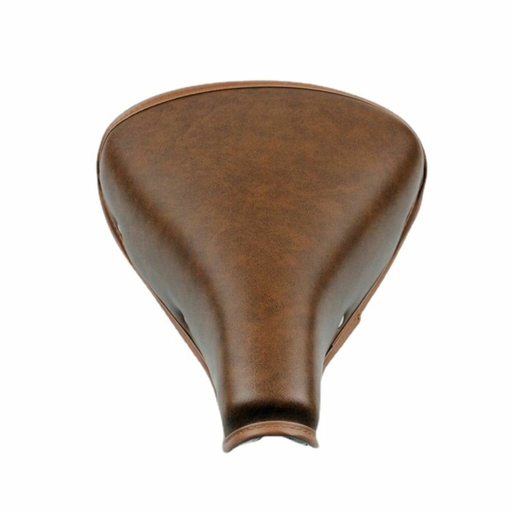 Комфортные кожаные седла для велосипеда, мягкие и амортизирующие