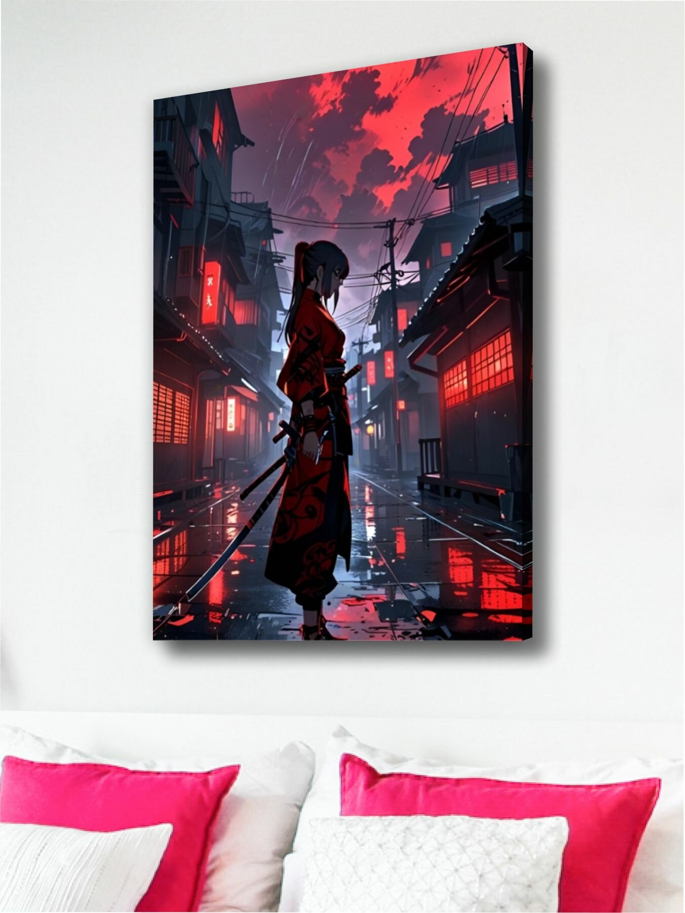 Картина Стражница ночи интерьерная 50x70см 1шт.