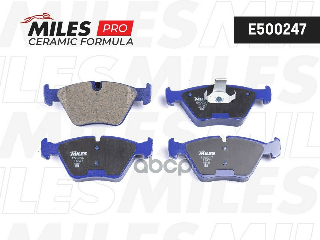 Колодки тормозные BMW E46 99-05/E83 04- передние Ceramic Miles арт. e500247