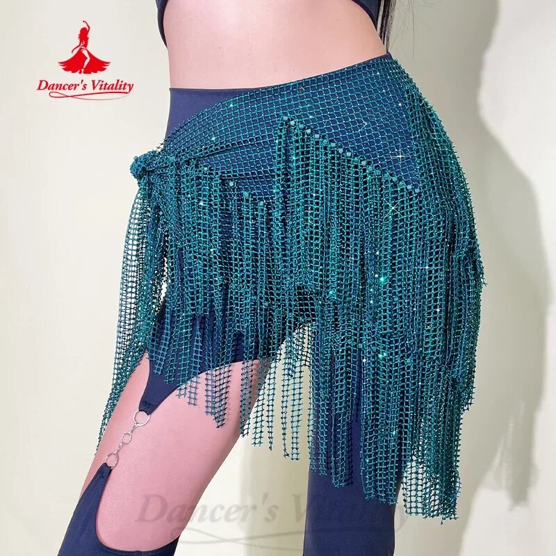Танцевальный пояс для belly dance Dancer's Vitality Зеленый, зеленый