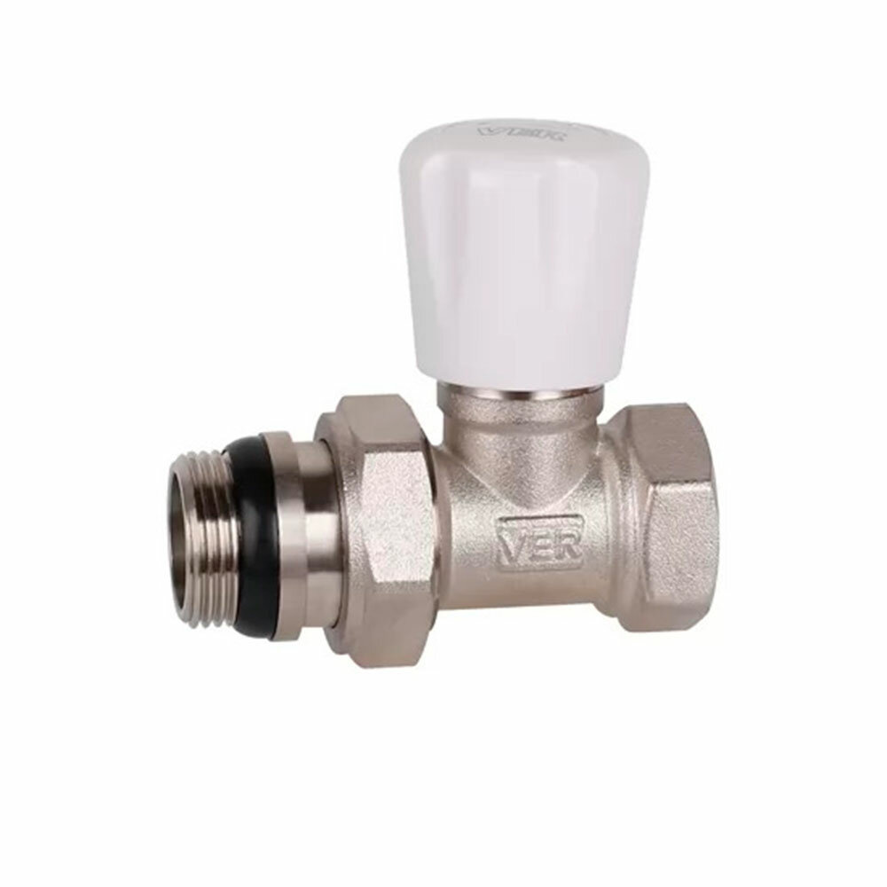 Регулировочный вентиль из латуни Vieir VR304 с верхним прямым подключением 1/2"