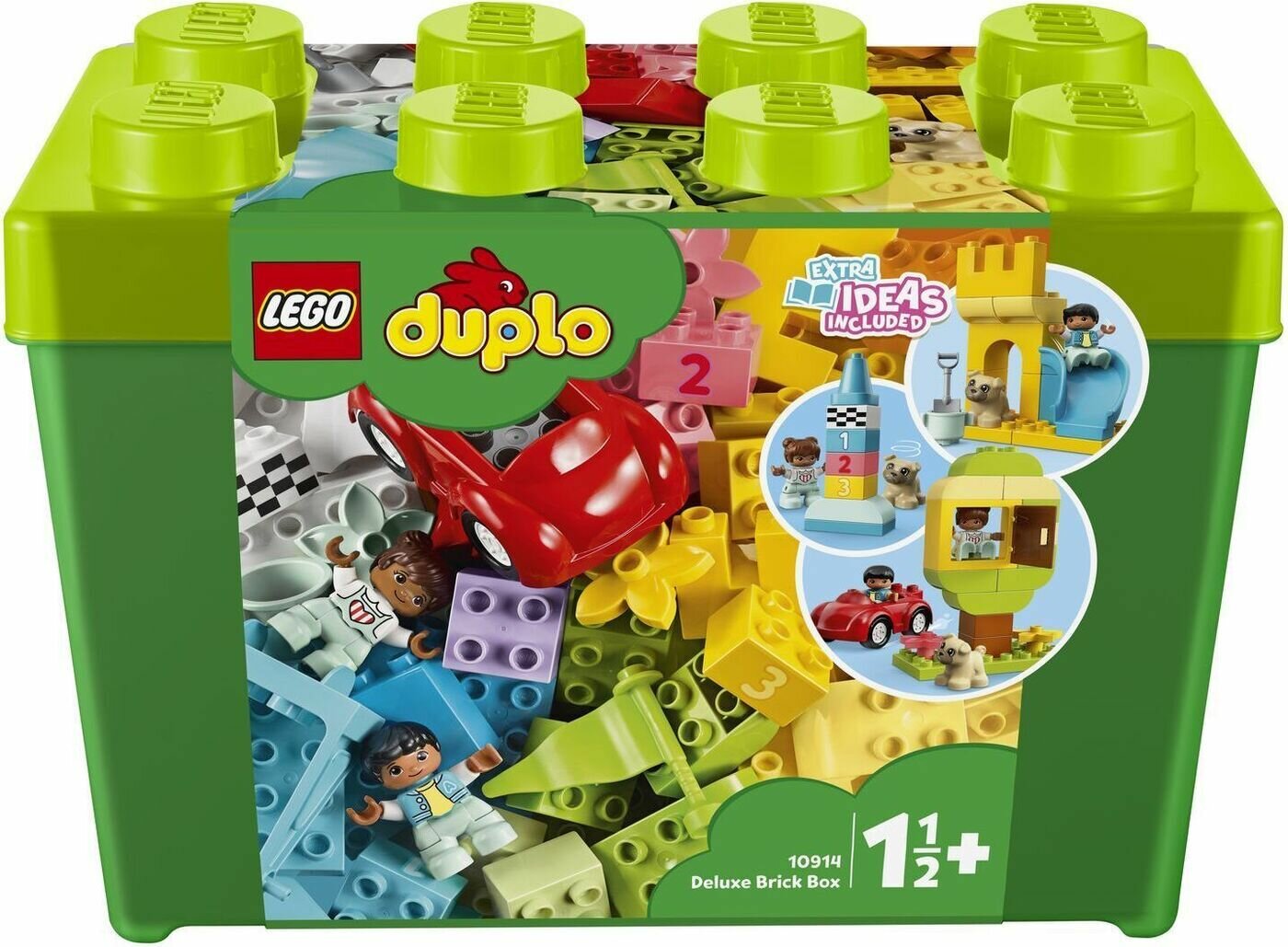 Конструктор LEGO DUPLO Classic Большая коробка с кубиками, 85 деталей, возраст от 1.5+, 10914