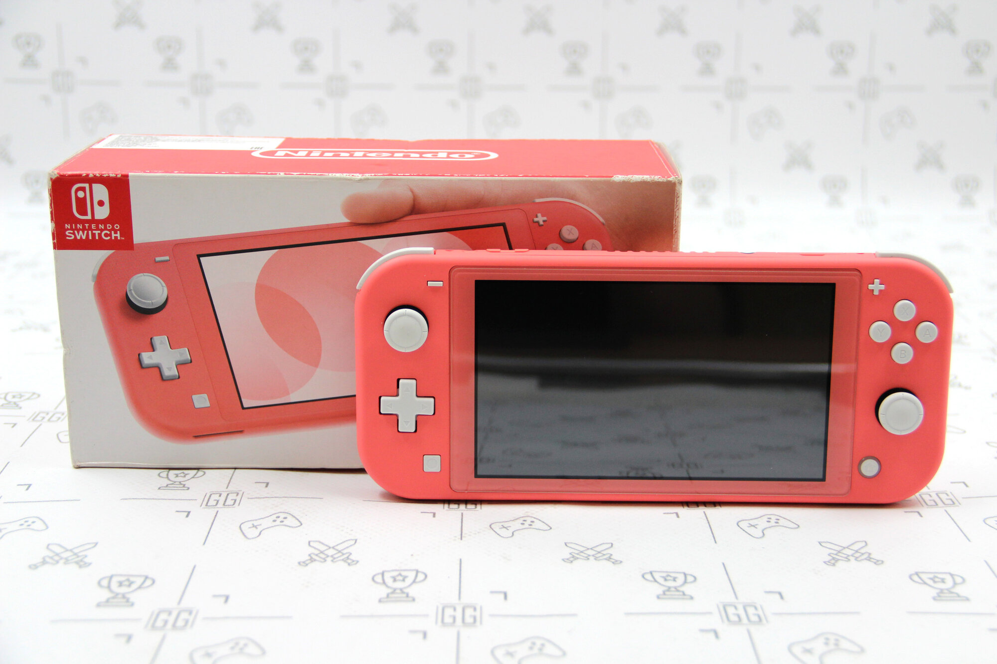 Игровая приставка Nintendo Switch Lite Coral В коробке
