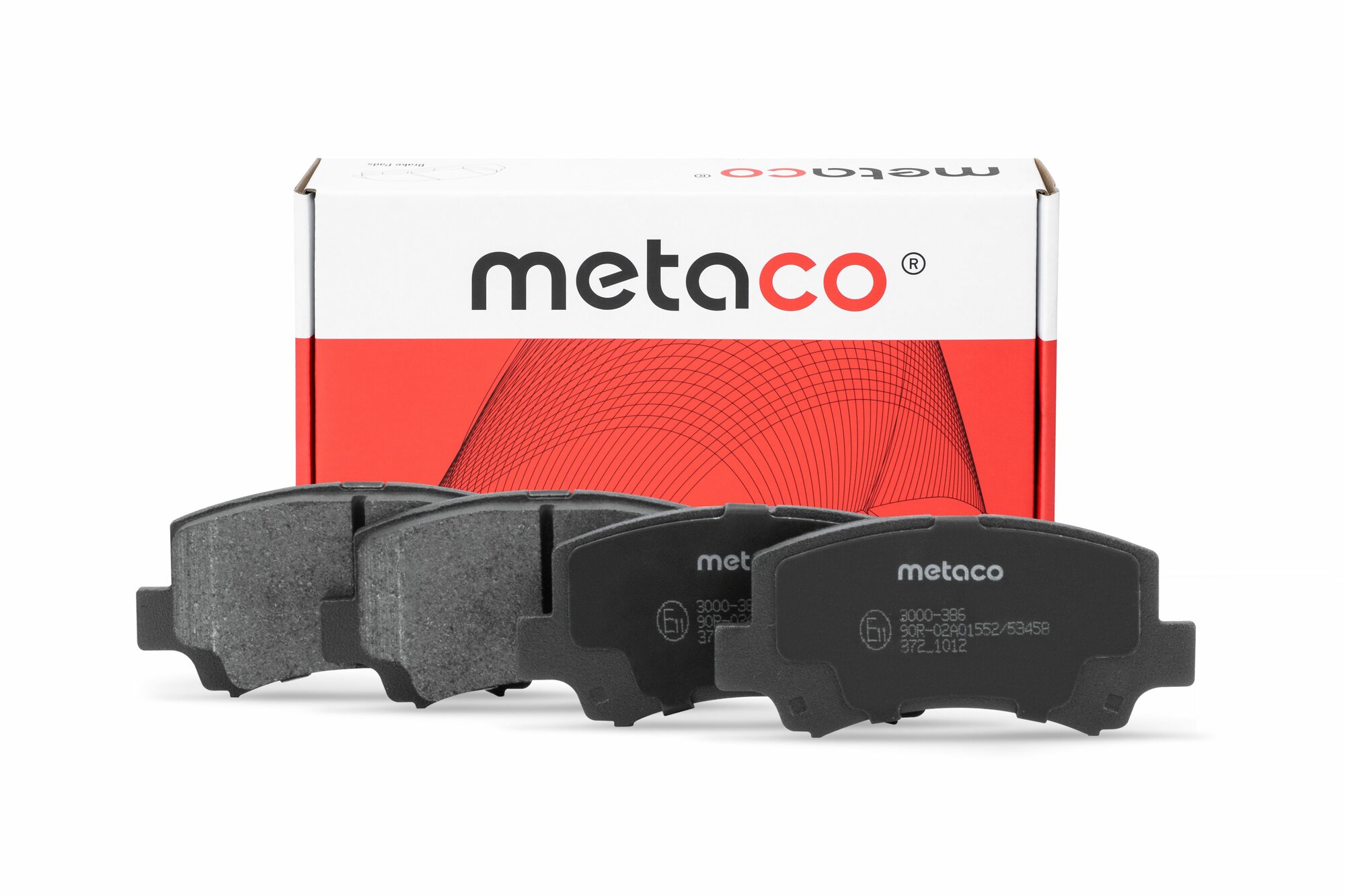 Колодки тормозные передние к-кт Metaco 3000-386