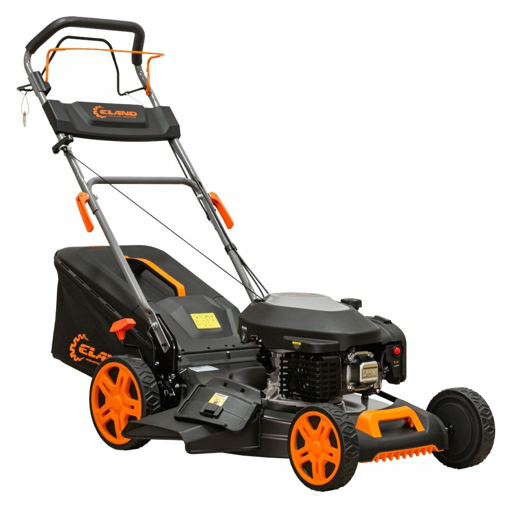 Газонокосилка бензиновая ELAND BGL-757SA, 6.2л. с, травосборник 65л, сталь, 56см