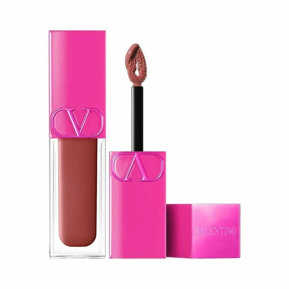 Valentino Beauty Глянцевое масло для губ с эффектом увеличения PUFFER GLOSS, 140R CHILI CHERIE