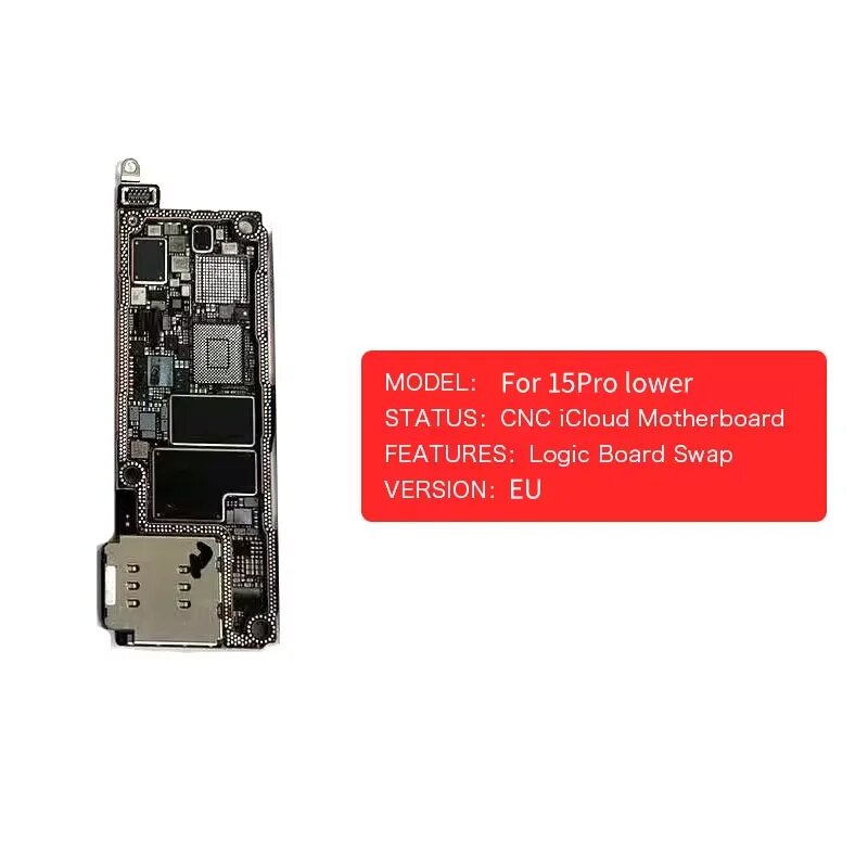 Материнская плата с ЧПУ-резкой для iPhone 15 Plus Pro MAX 4G 5G версии, полировка 15 Pro Lower EU