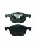 Колодки тормозные дисковые передние CTR GK0159