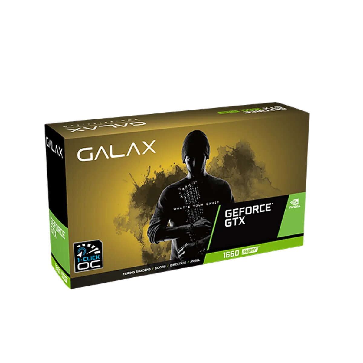Видеокарта GALAX GTX 1660 Super (1-Click OC) 6GB GDDR6 192-bit DP/HDMI/DVI-D