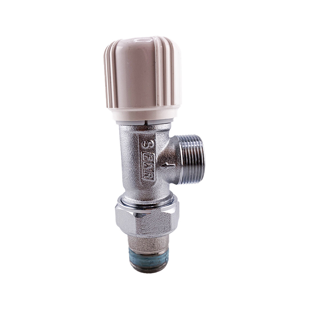 Вентиль терморегулирующий угловой FAR 1/2" (FT 1615 12), НР