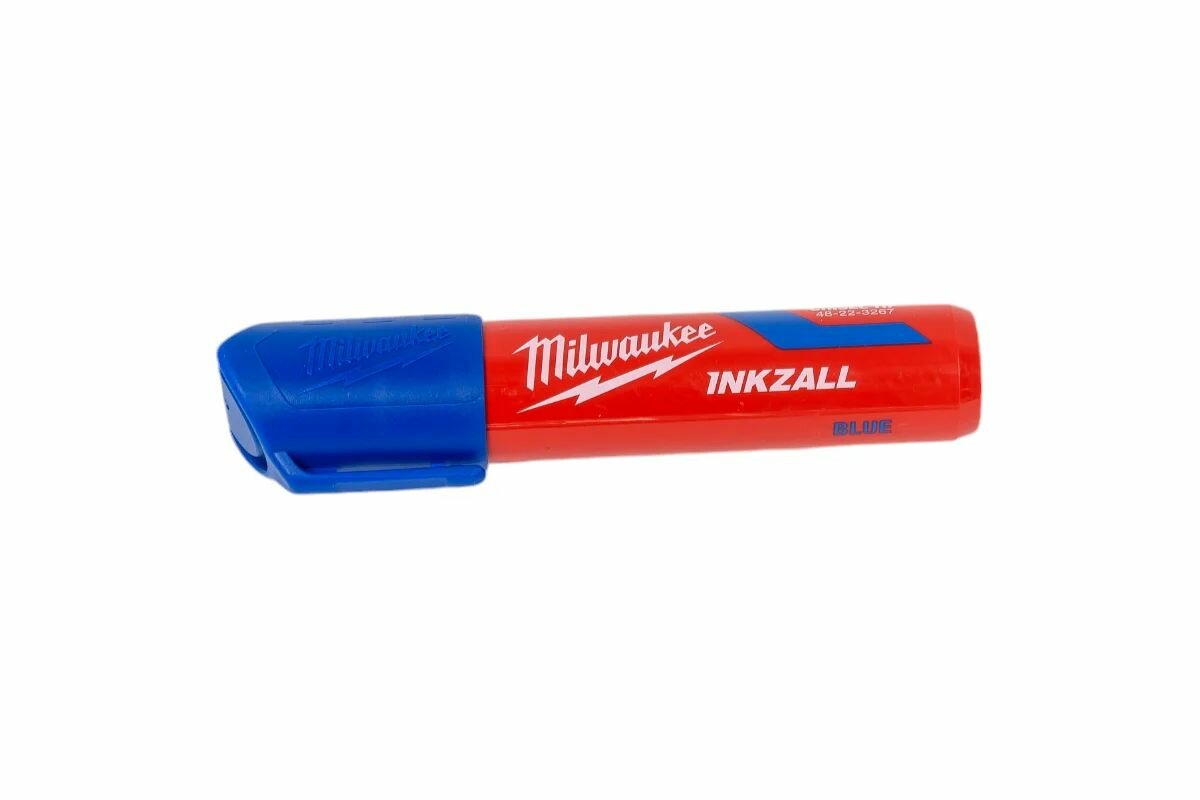 Супер-большой XL синий маркер для стройплощадки Milwaukee INKZALL