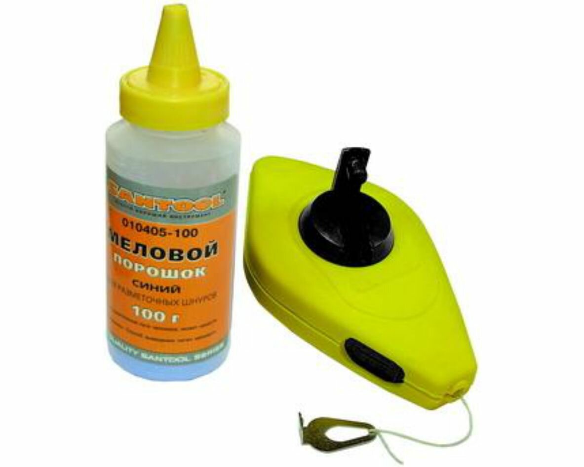 Шнур-отвес малярный разметочный 30 м пластмассовый корпус с синей краской STAYER