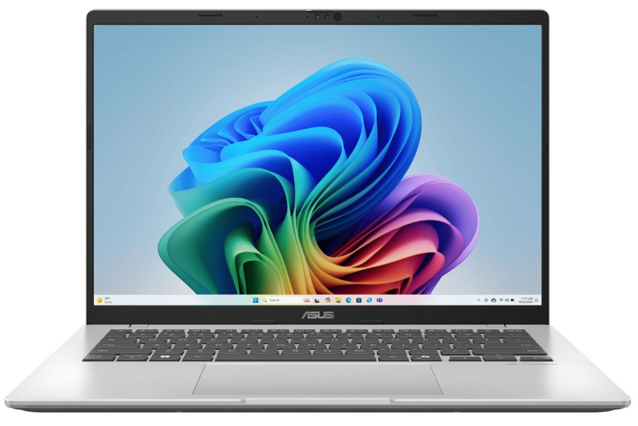 Ультрабук Asus VivoBook 14 M1407Ka-LY125 90NB15H3-M006A0 (AMD Ryzen AI 5 2000 MHz (330)/16384Mb/512 Gb SSD/14"/1920x1200/Нет (Без ОС))