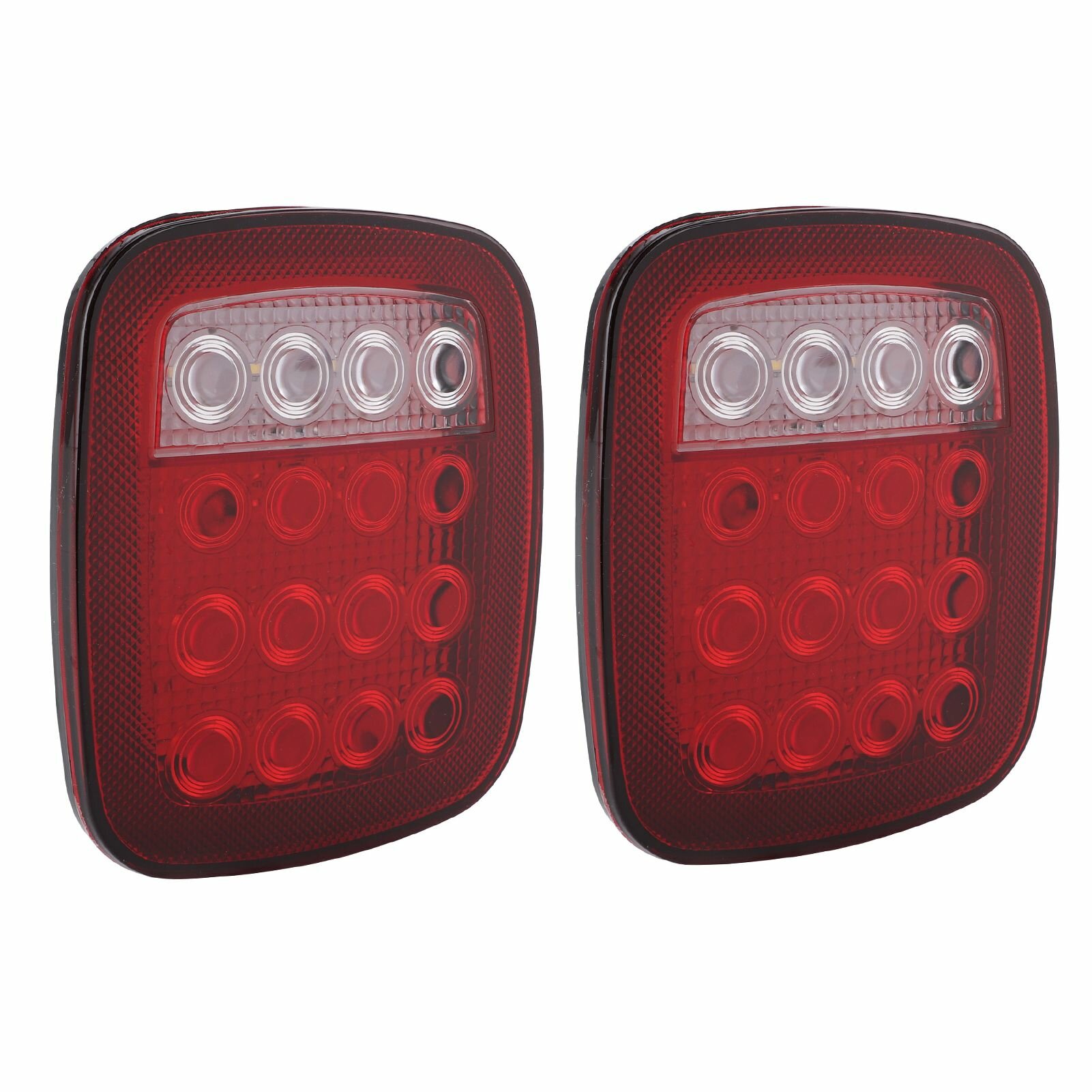 16LED задний фонарь (красно-белый) для Jeep Wrangler 1976-2006