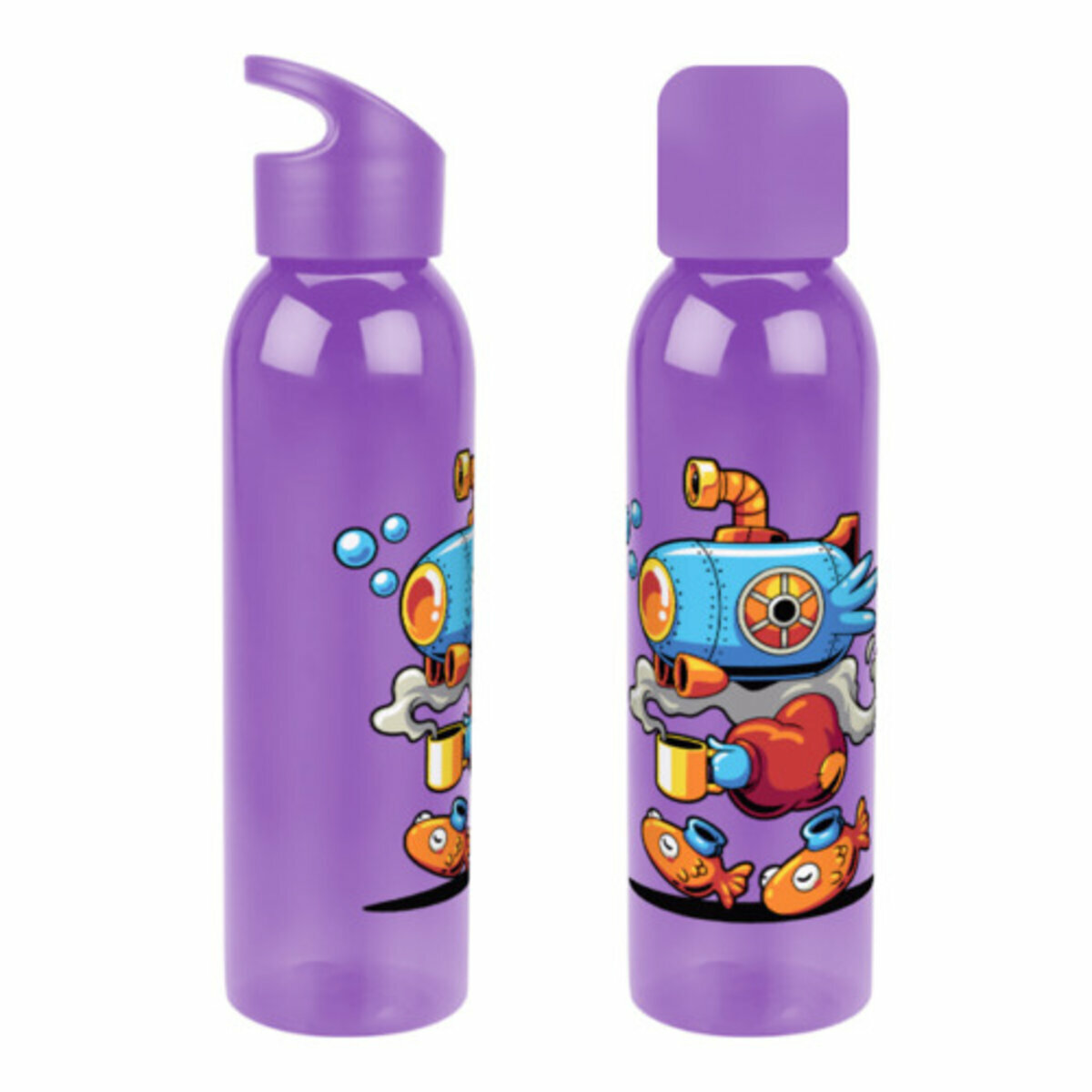 Бутылка для воды «Утро в океане» (фиолетовый)