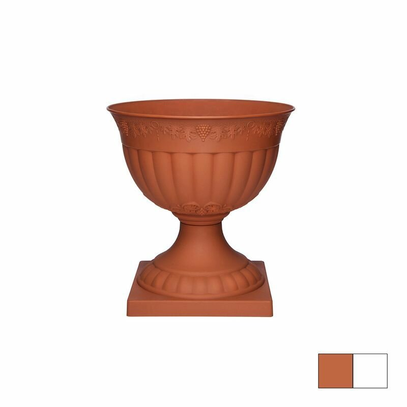 Флора вазон на ножке 7,5л d31 h32см терракот
