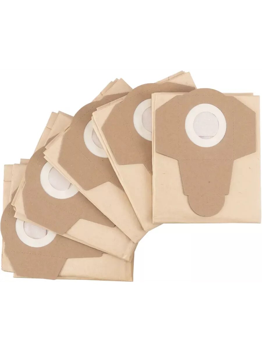 Мешки бумажные для пылесоса 30 л, 5 шт.