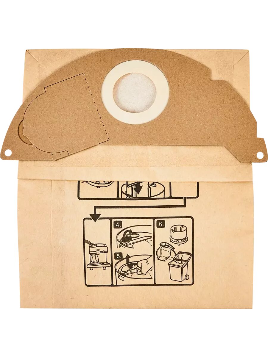 Мешки бумажные для пылесоса NJTV0071ZB01 12 л, 5 шт.