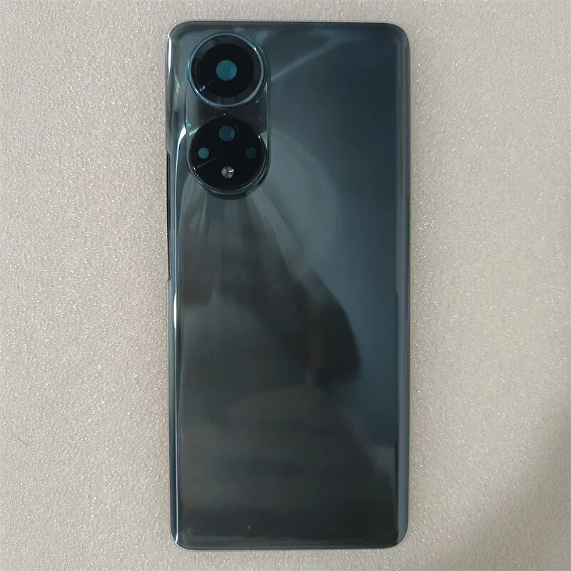 Для Huawei Honor 50, задняя крышка батарейного отсека, 3D стеклянная панель, задний корпус, запасные части для Honor 50, крышка батарейного отсека Black