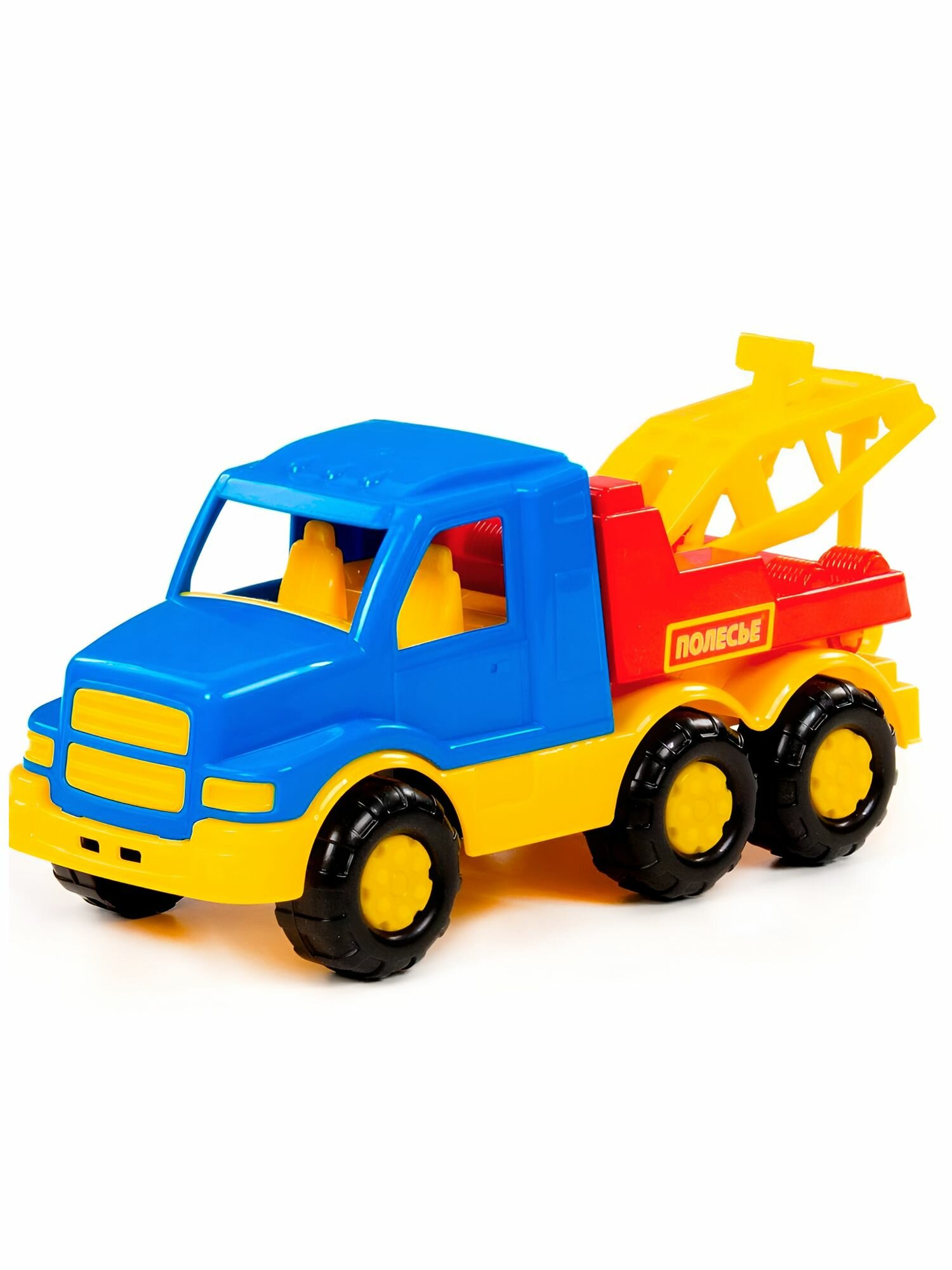 Автомобиль "Эвакуатор Гоша", детский грузовик для игры в песочнице и дома, пластиковая машинка-игрушка для малышей, цвет микс