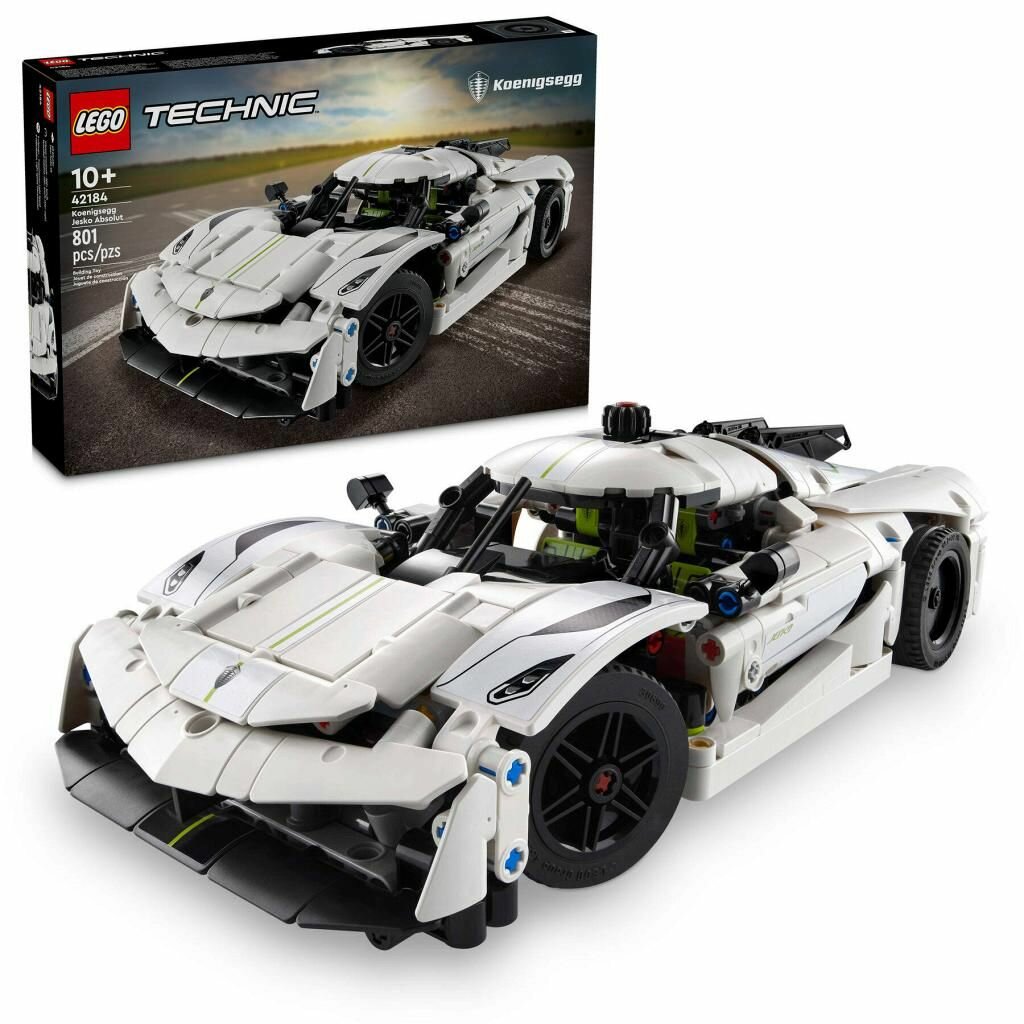 Конструктор LEGO Technic Гиперкар Koenigsegg Jesko Absolut 42184, 801 деталь, от 10 лет