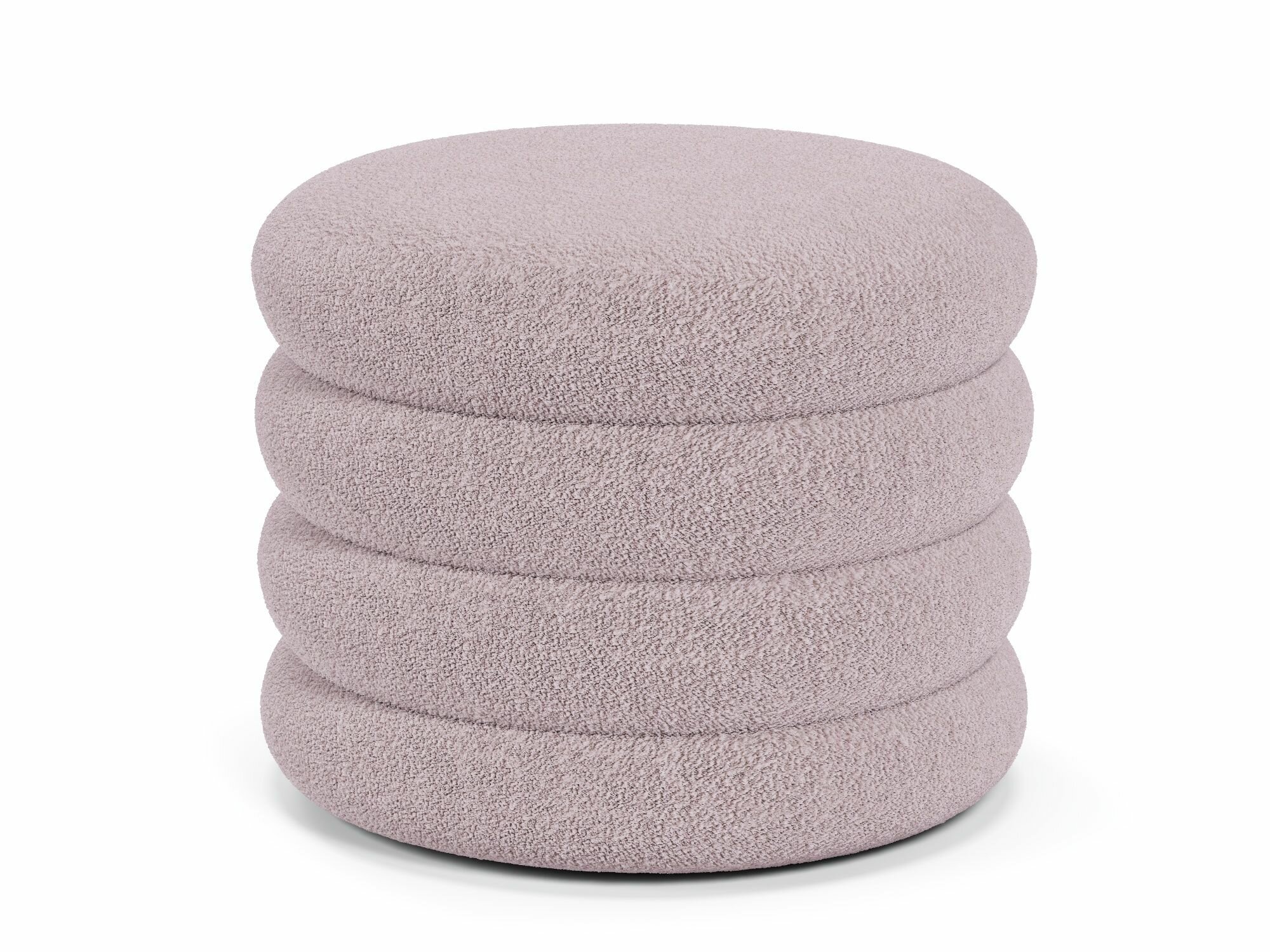 Пуф Marsello Maxi Bravo Rosewood (40х50), букле, цвет пыльная роза