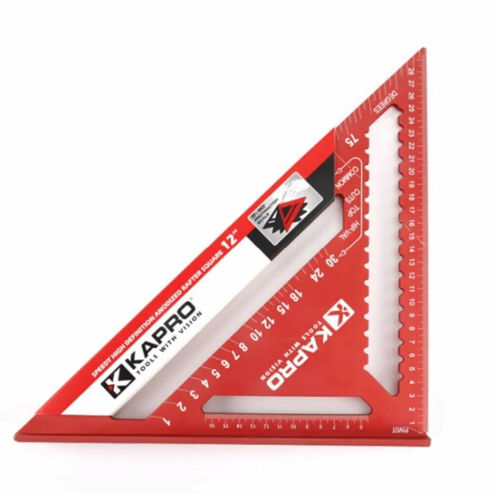 Линейка Kapro 466-30, алюминий, двусторонняя шкала, 43 см x 30 см
