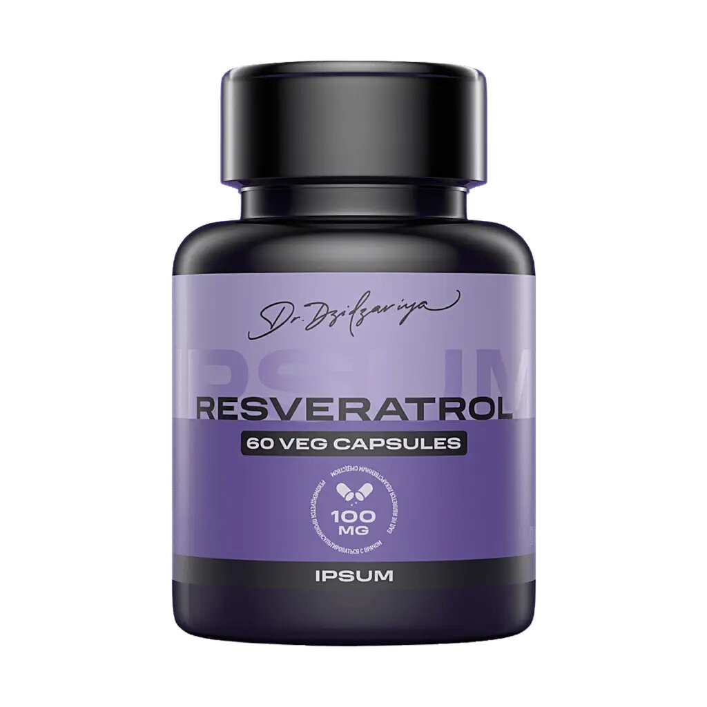 IPSUM Ресвератрол/Resveratrol растительные капсулы массой 674 мг 60 шт