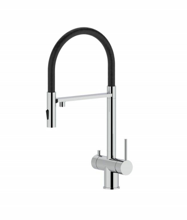 Смеситель для кухни VIEIR V15019-L с подключением к фильтру питьевой воды, гибкий излив