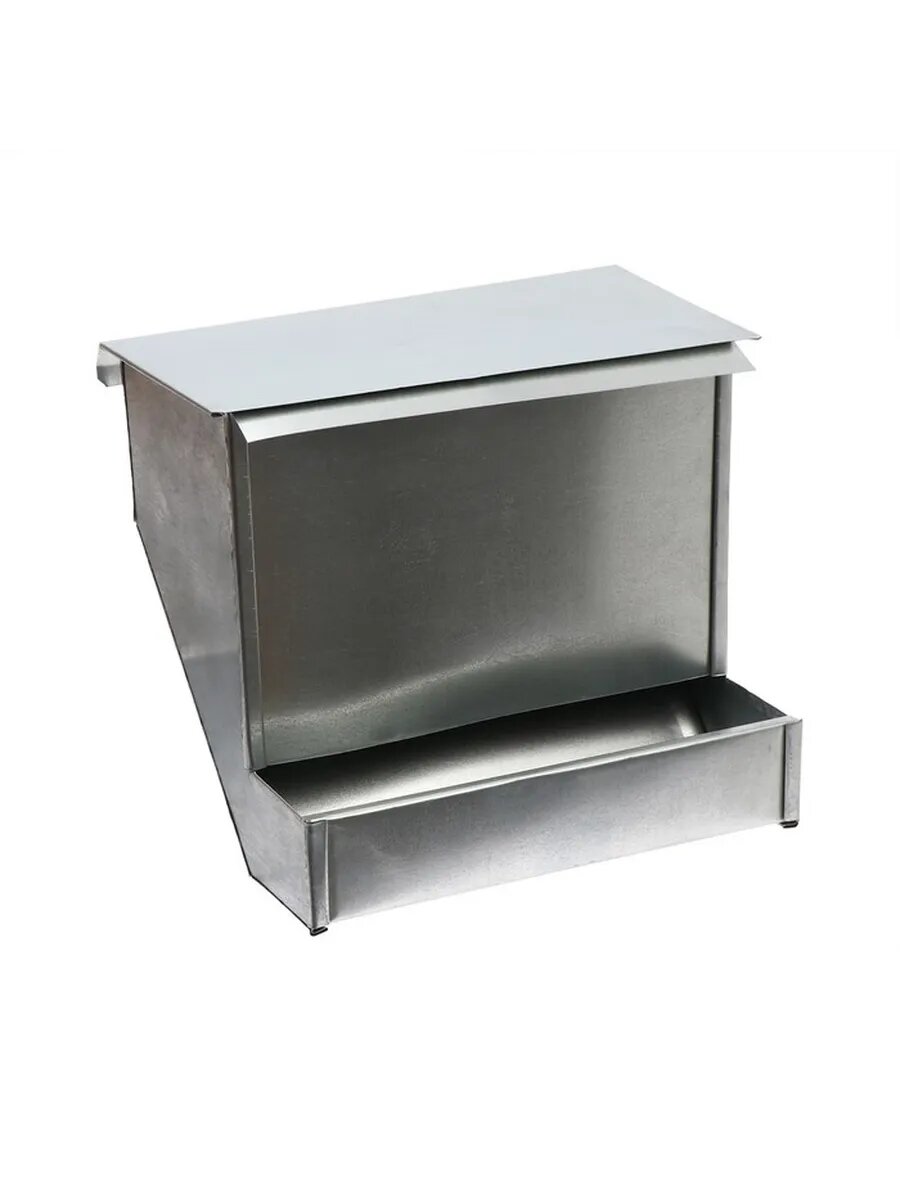 Кормушка для кроликов на 5 кг, бункерная, металл, Greengo