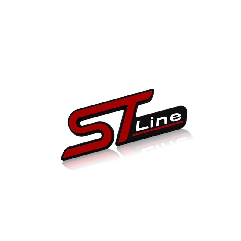 Эмблема решетки ST LINE для FOCUS 2 3 MK7 MK8 MK5 MK6 Mondeo Fiesta Kuga MK3 Fusion STLINE STICKER