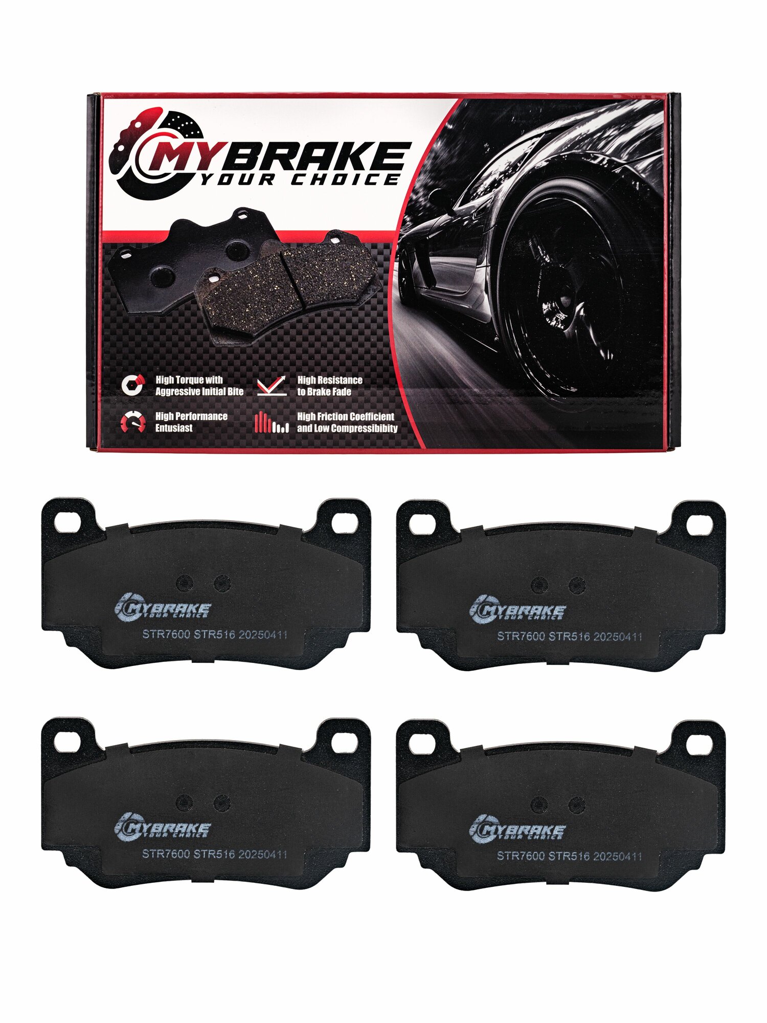 Тормозные колодки Street состав Apracing CP7600D46