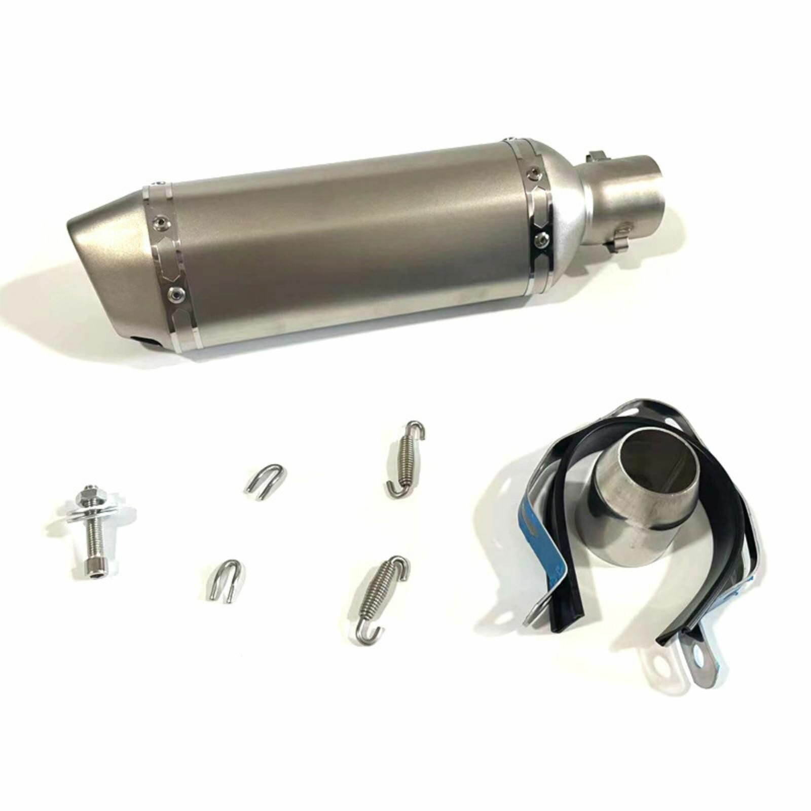 1,5-2 дюйма Впускные трубы глушителя для мотоцикла, квадроцикла, эндуро, титан, косая модель хвоста