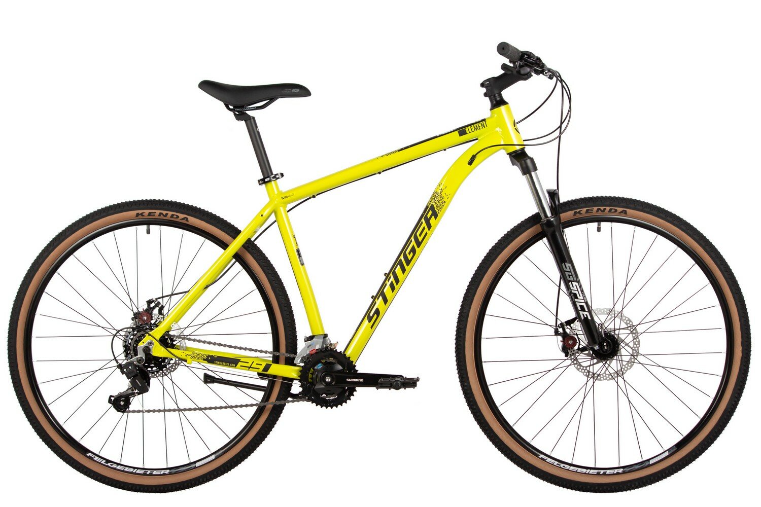 Горный велосипед Stinger Element 29, год 2025, цвет Зеленый, ростовка 18