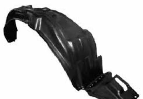 Подкрылок Zekkert, для Toyota Corolla, передний, правый, пластик, черный