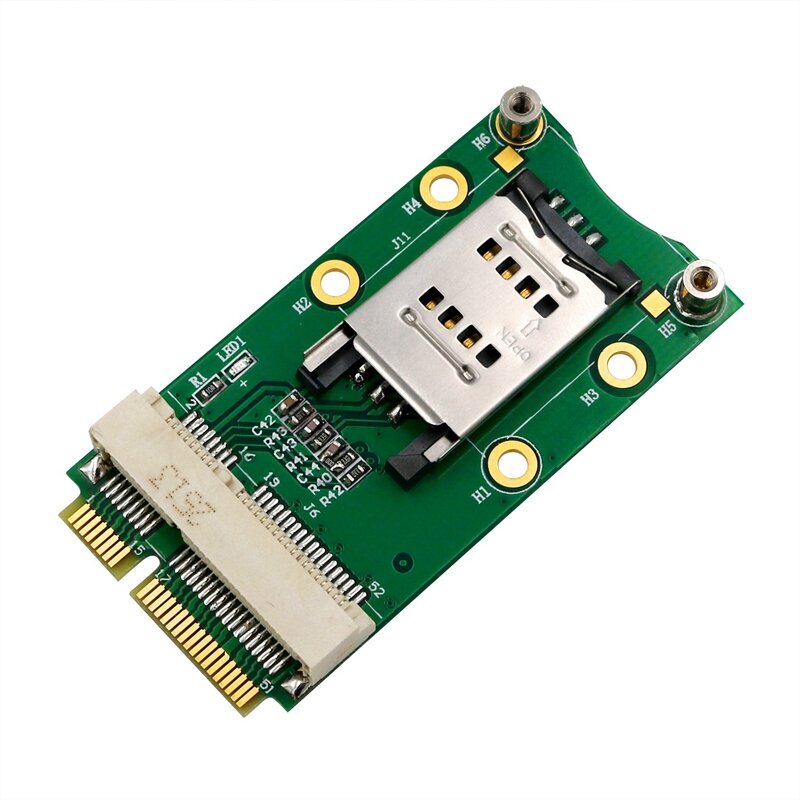 Адаптер Mini PCI-E Express To PCI-E со слотом для карты 3G/4G WWAN LTE для настольного ноутбука